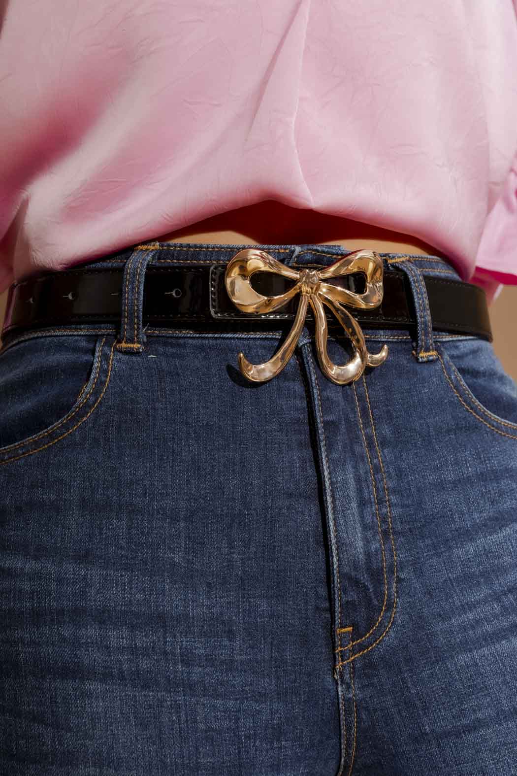 Black Bow Belt Black S/M – Motto AU
