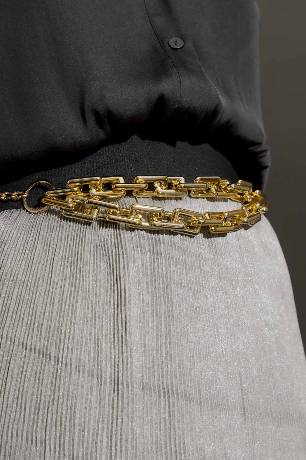 Double Strand Chain Belt Gold – Motto AU