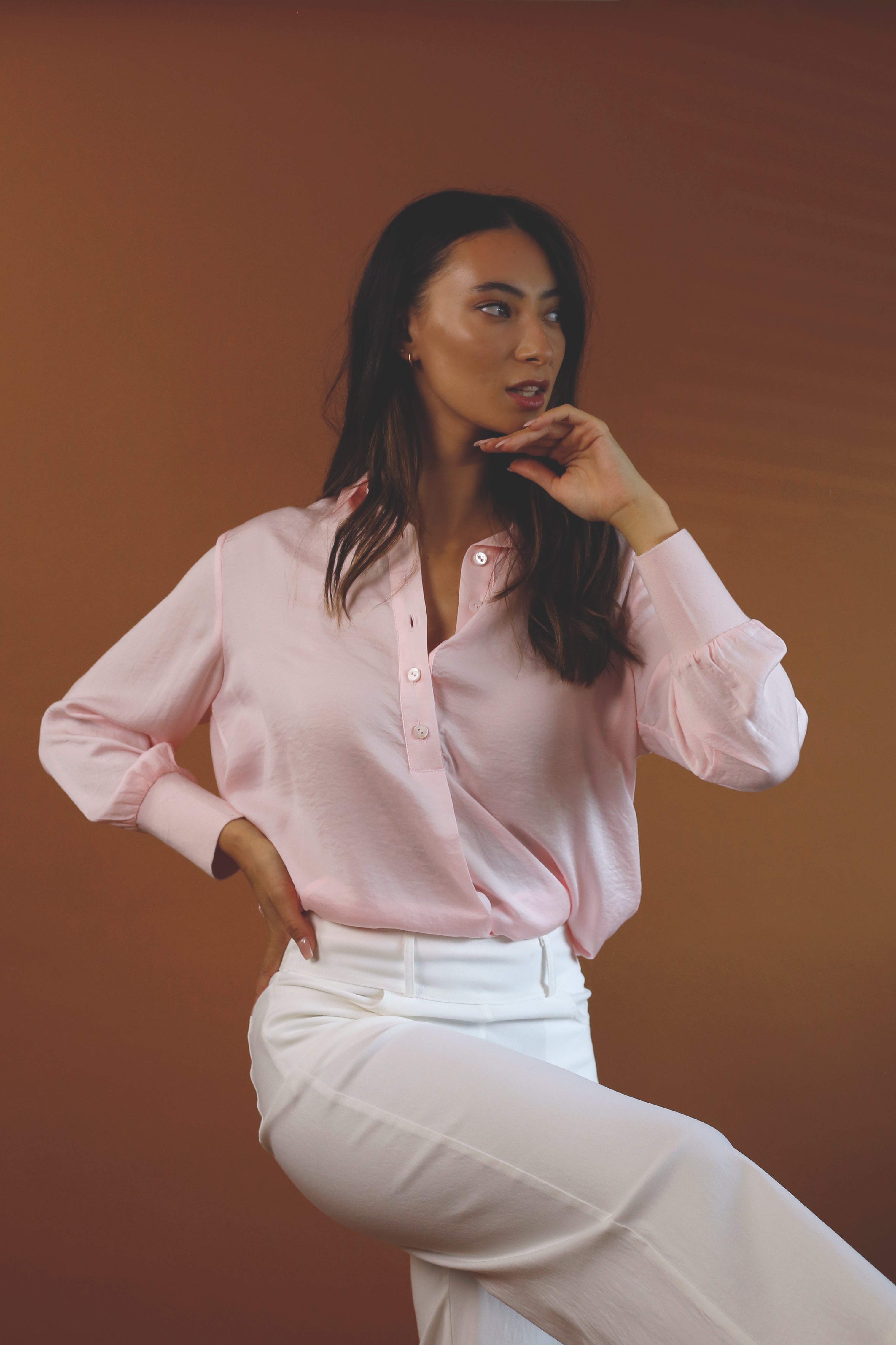 Baby Pink Seta Peta Shirt - SALE – Motto AU